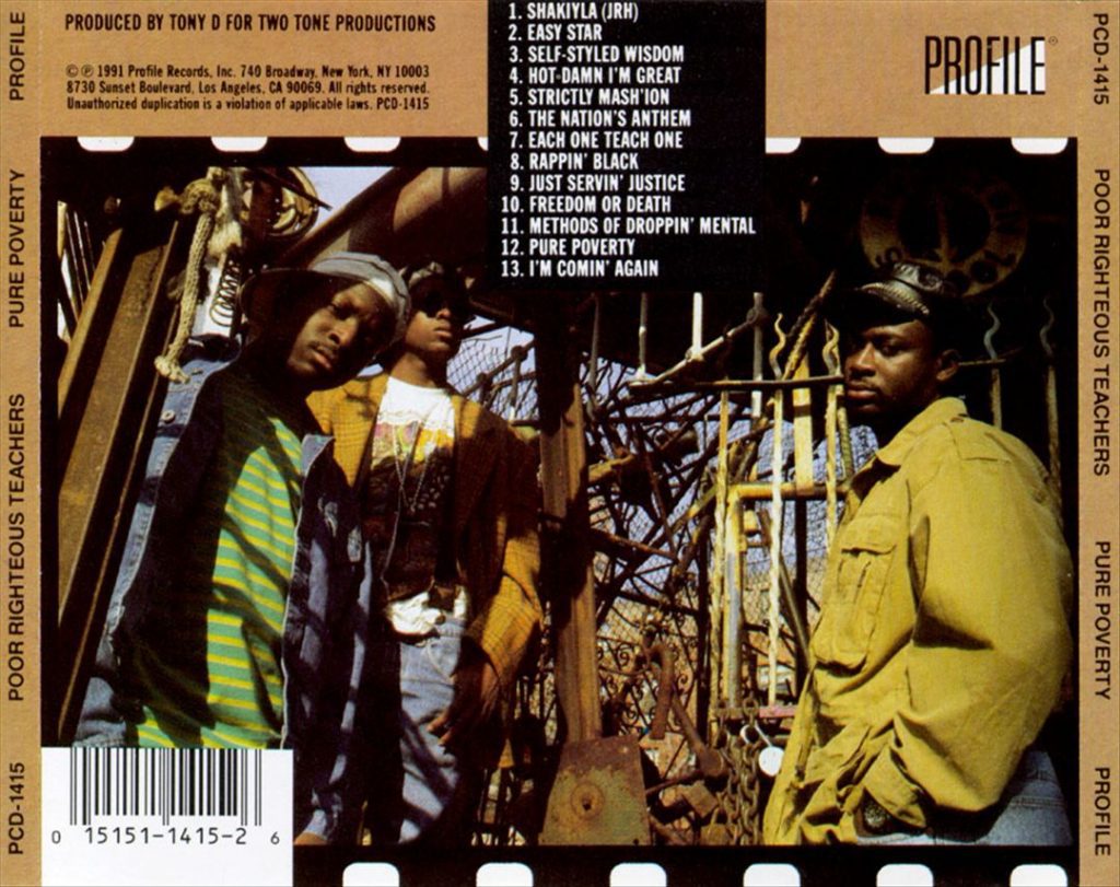 Poor Righteous Teachers - Pure Poverty (CD) | RAPSOURCE.NET